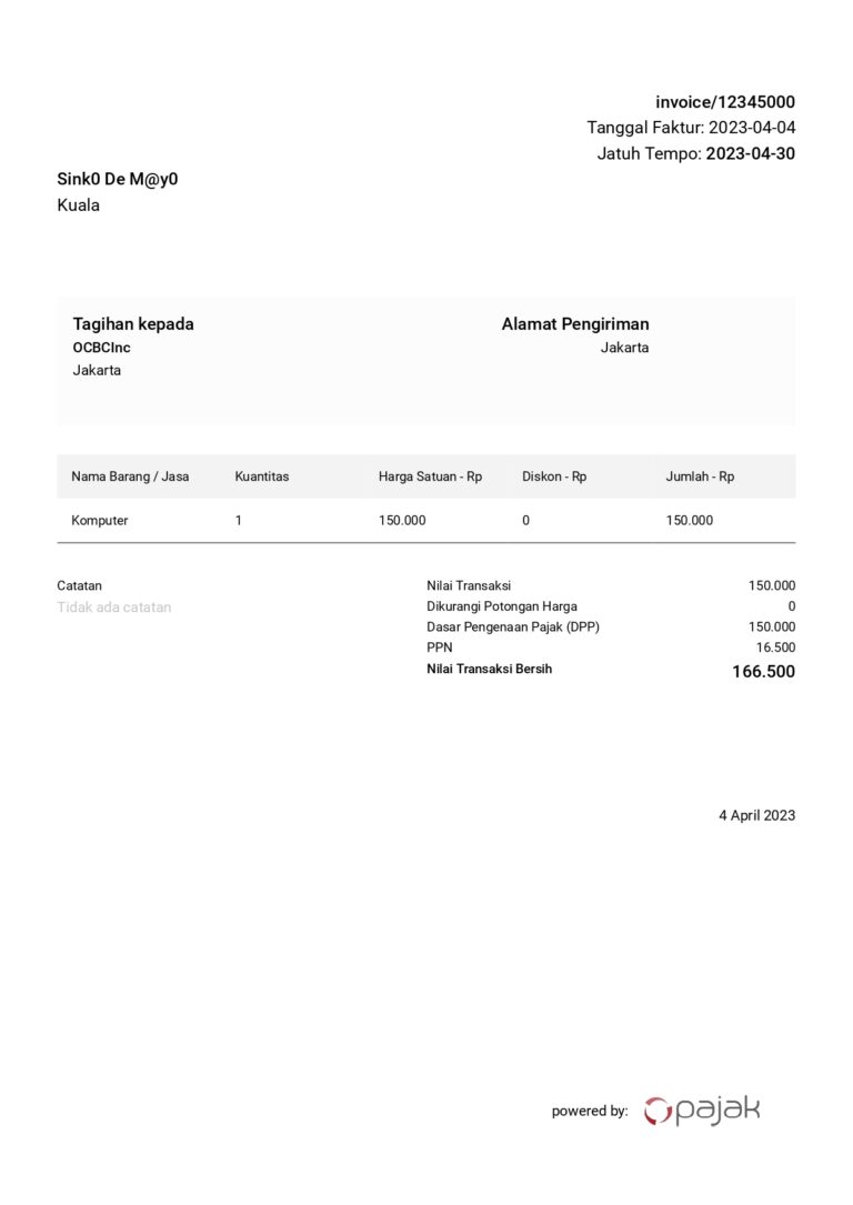 5 Hal Tentang Proforma Invoice & Perbedaanya dengan Invoice | OnlinePajak