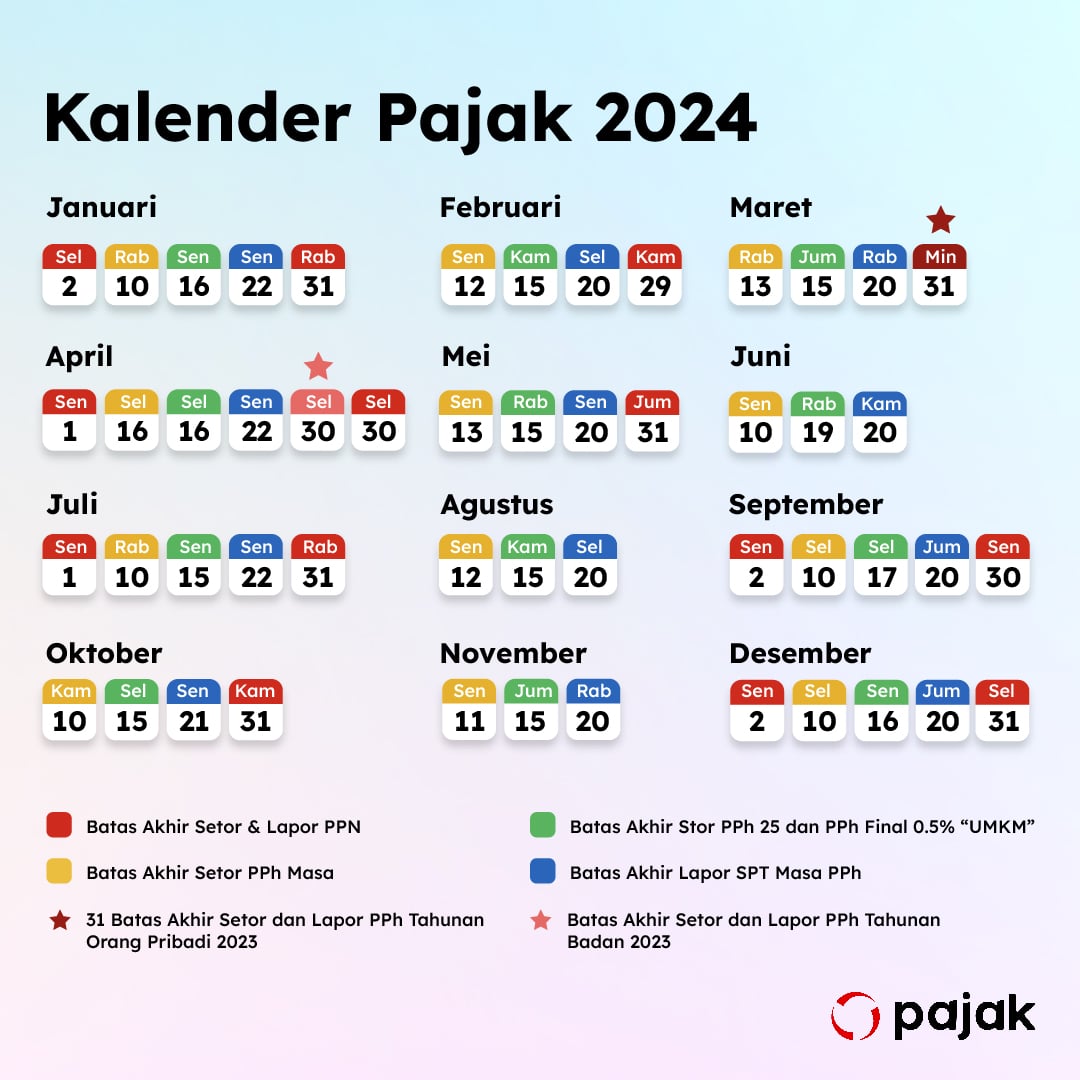 Terima kasih telah mengunduh kalender pajak 2024 | OnlinePajak
