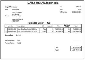 Contoh Purchase Order yang Dapat Digunakan dalam Transaksi Bisnis ...