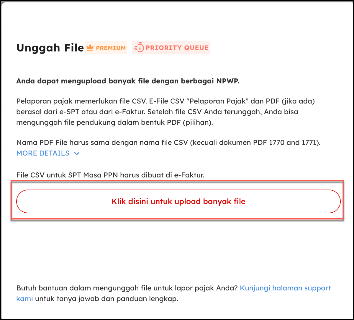 Bulk e-Filing OnlinePajak: Fitur Lapor Banyak Pajak Sekali Klik